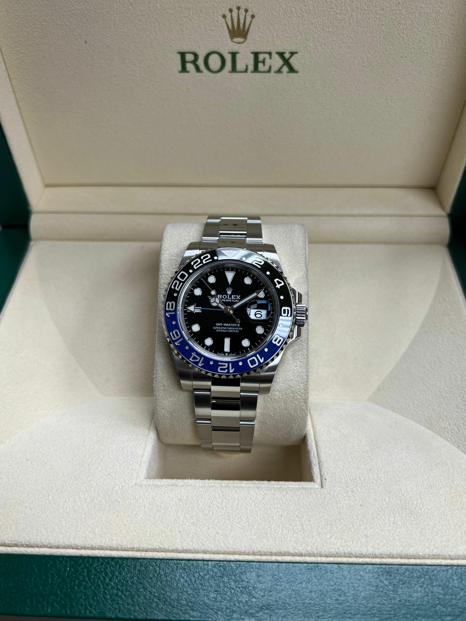 Rolex GMT-Master II Batman 126710BLNR Oyster 2022 New – NY WATCH LAB